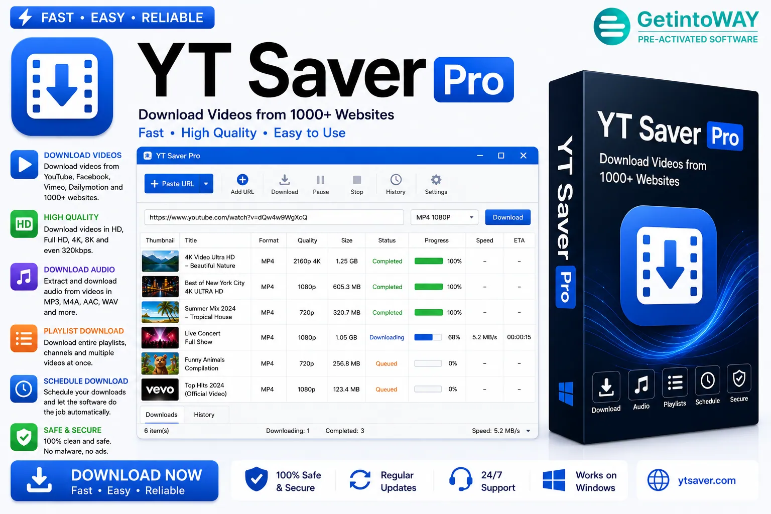 YT Saver Pro 11.1.0 Pre-Activated